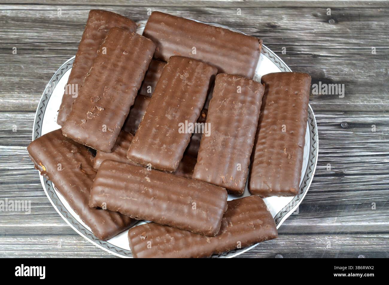 Chocolate coated biscuit for celebration of El Fitr Islamic Feast (The ...