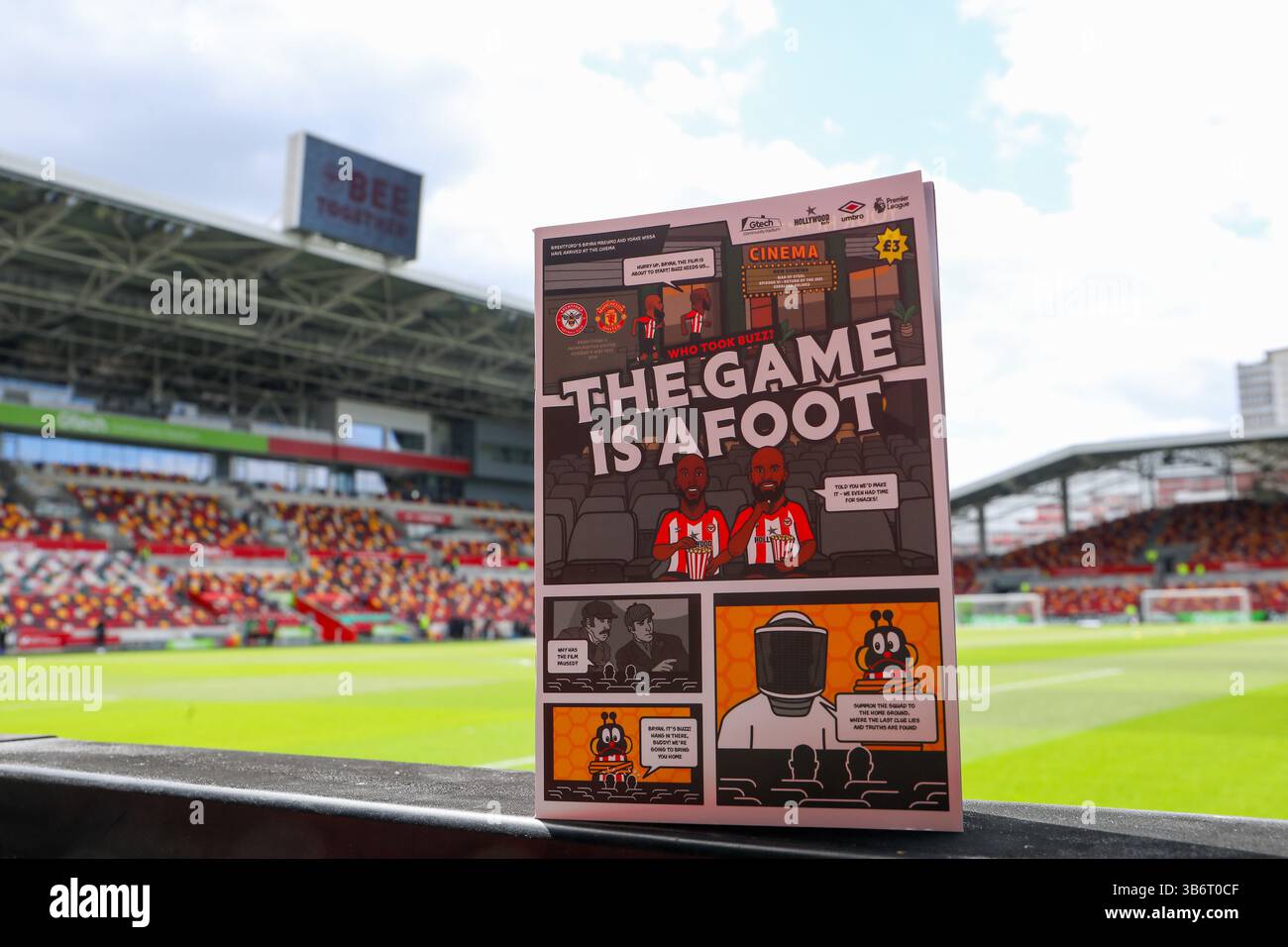 London, England, UK. 04th May, 2025. Matchday programme during the ...