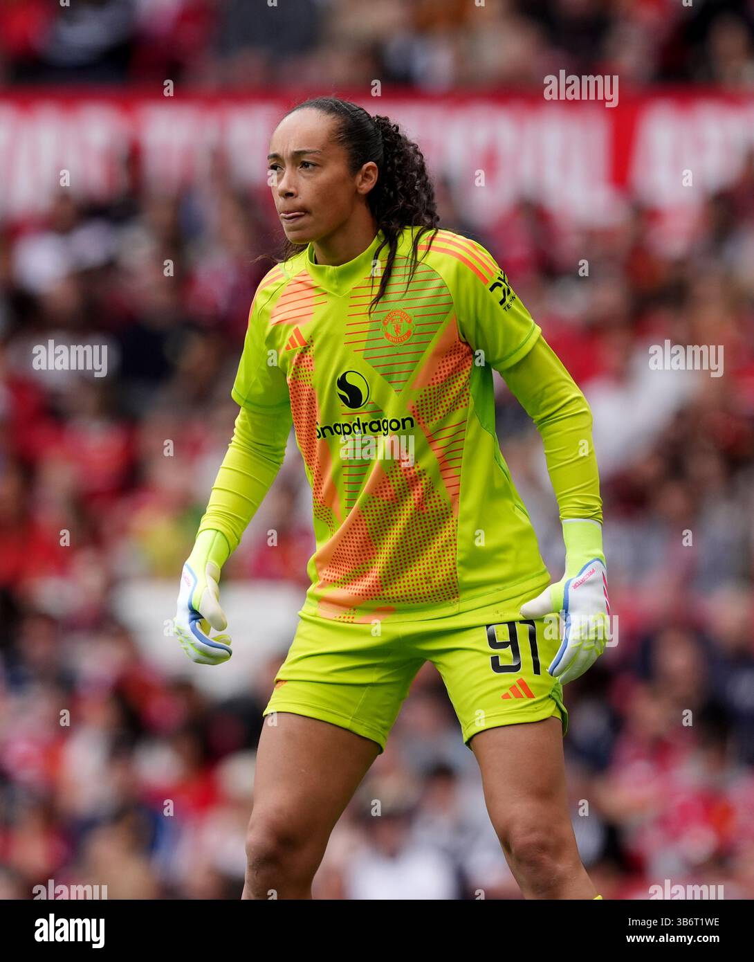 Manchester United goalkeeper Phallon Tullis-Joyce during the Barclays ...