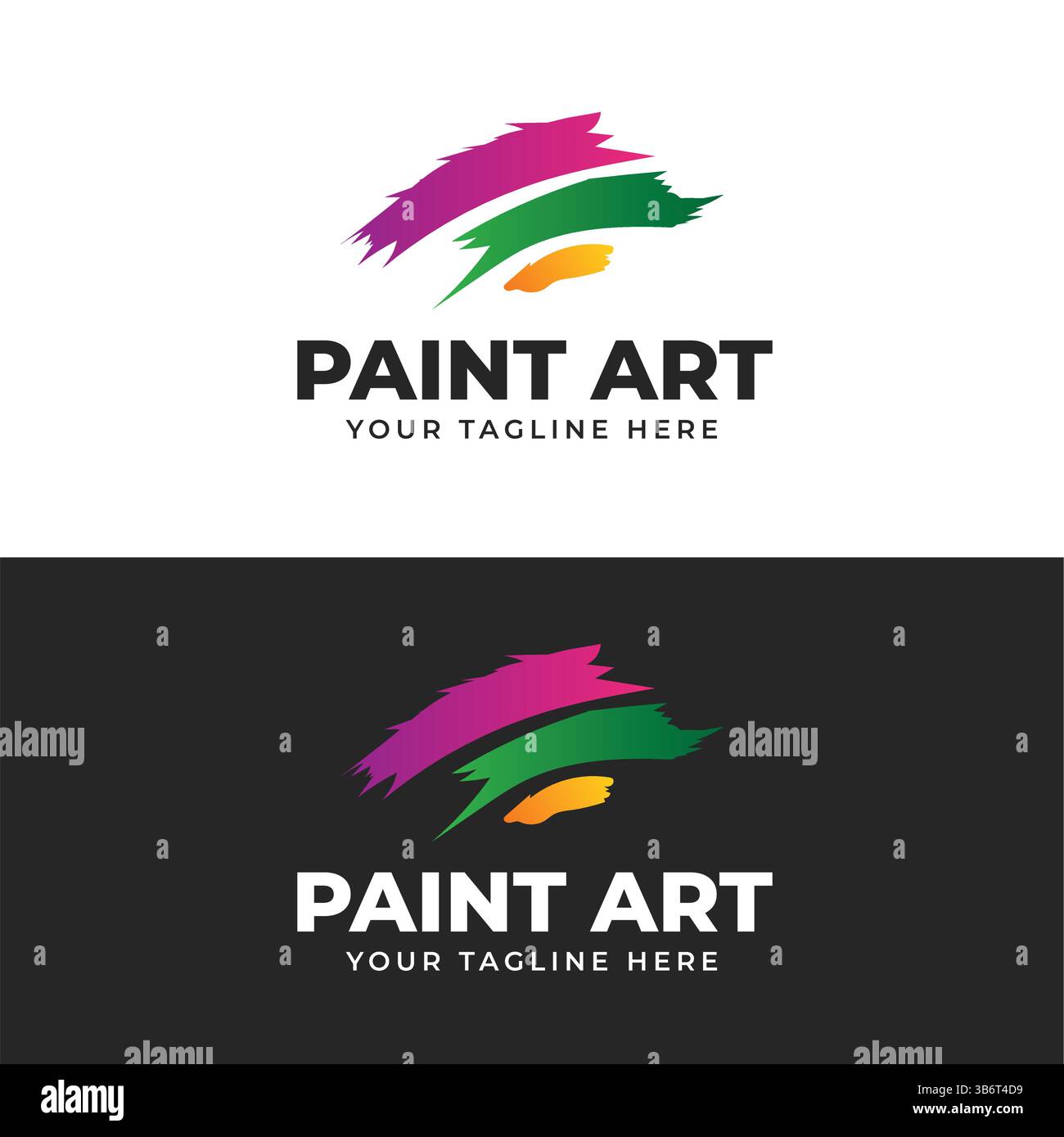 Paint Art Logo Stock Vector Image & Art - Alamy