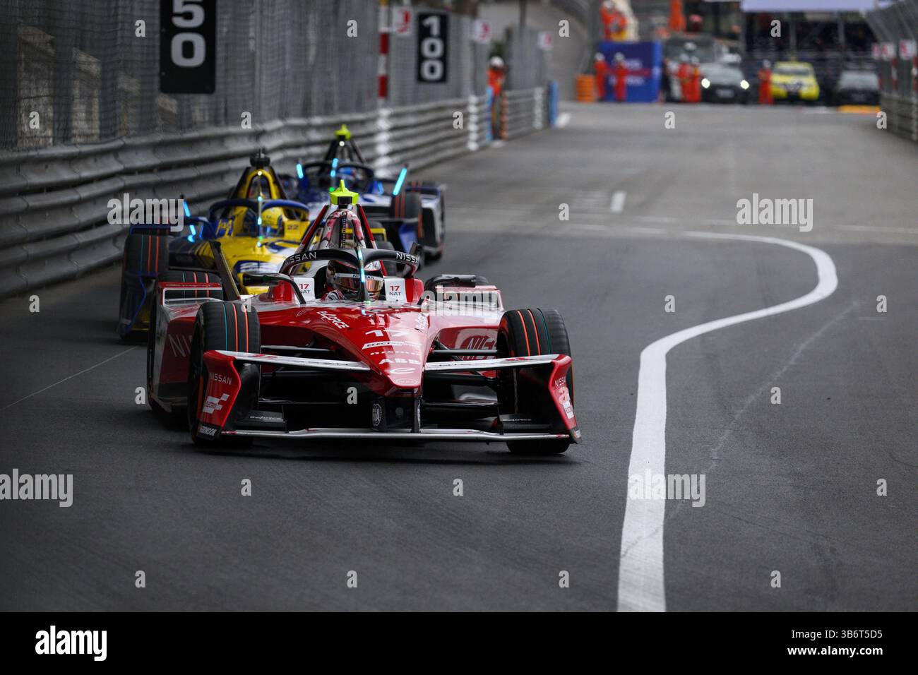 Norman Nato of Nissan Formula E team ahead the pack during 2025 Monaco ...
