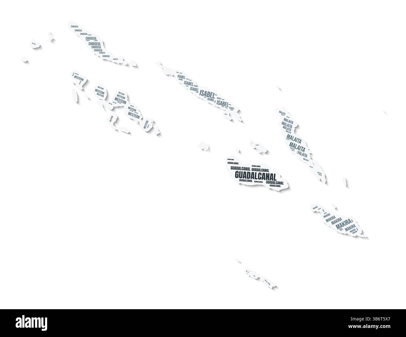 Central province solomon islands Stock Vector Images - Alamy