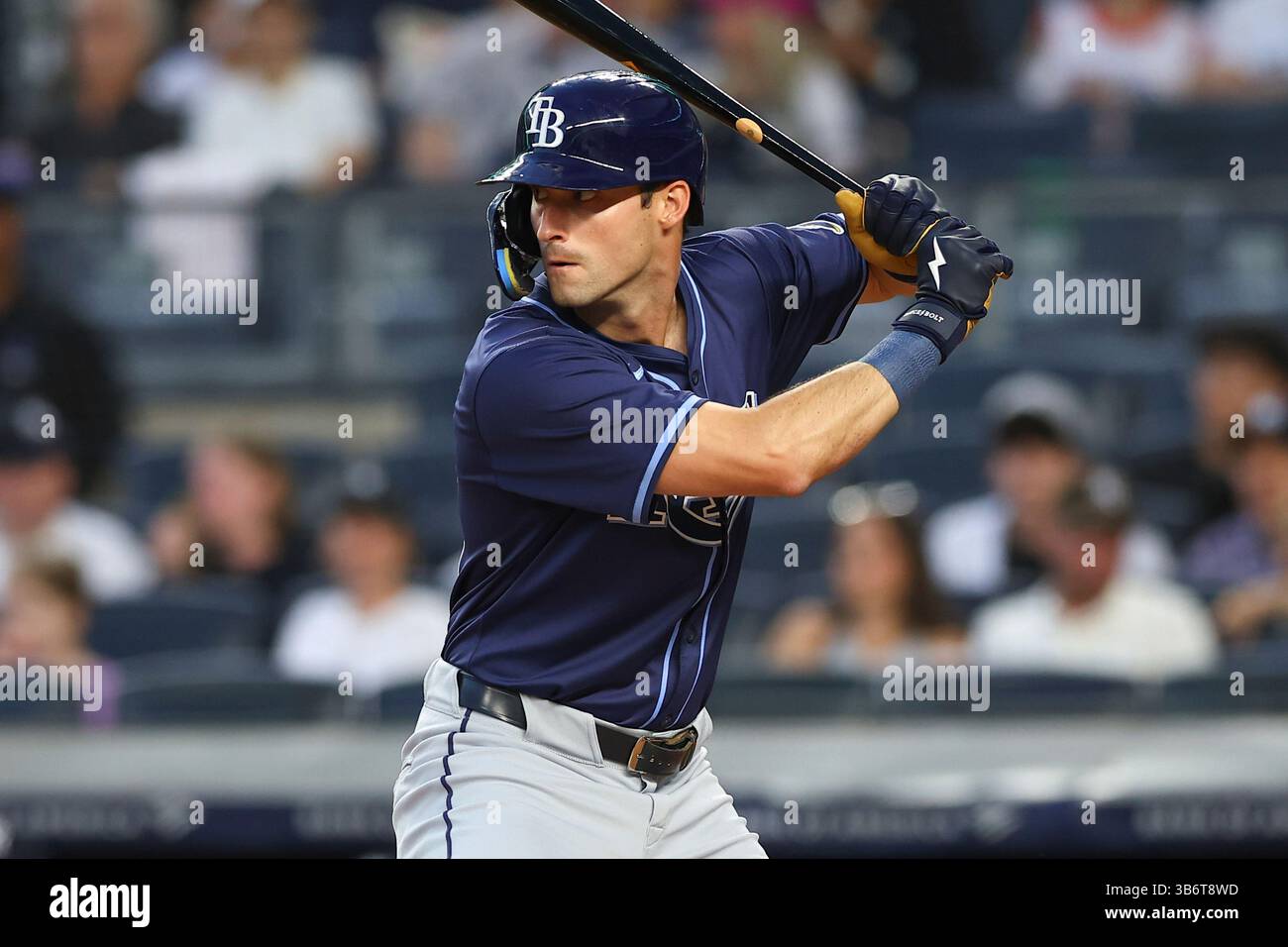 BRONX, NY - MAY 02: Kameron Misner #26 of the Tampa Bay Rays at bat ...