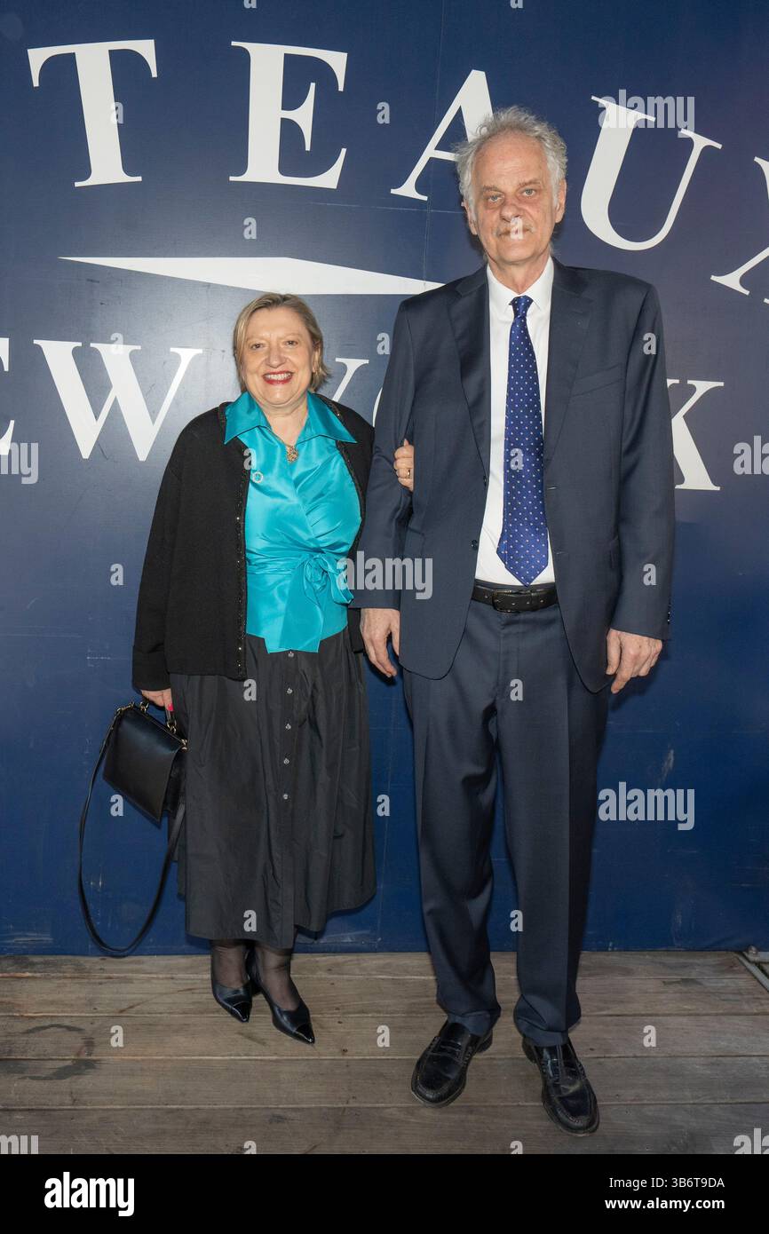 Karen Burke Goulandris and Protic Goulandris attends Lifeline New York ...
