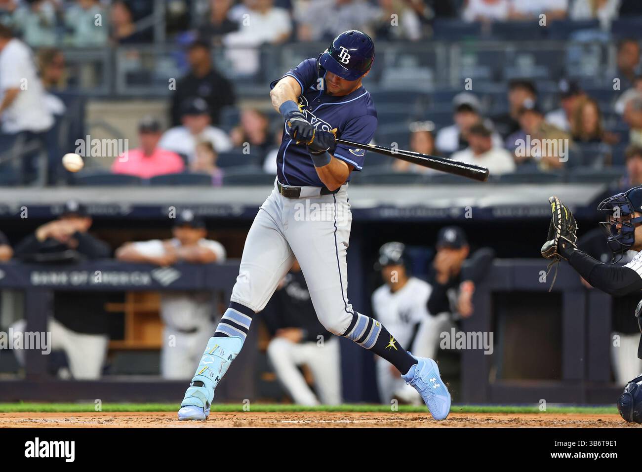 BRONX, NY - MAY 02: Kameron Misner #26 of the Tampa Bay Rays at bat ...