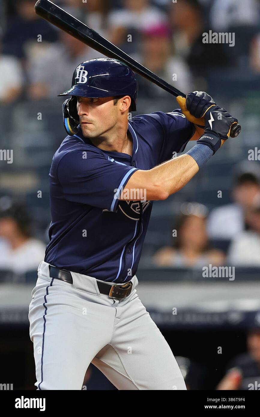 BRONX, NY - MAY 02: Kameron Misner #26 of the Tampa Bay Rays at bat ...
