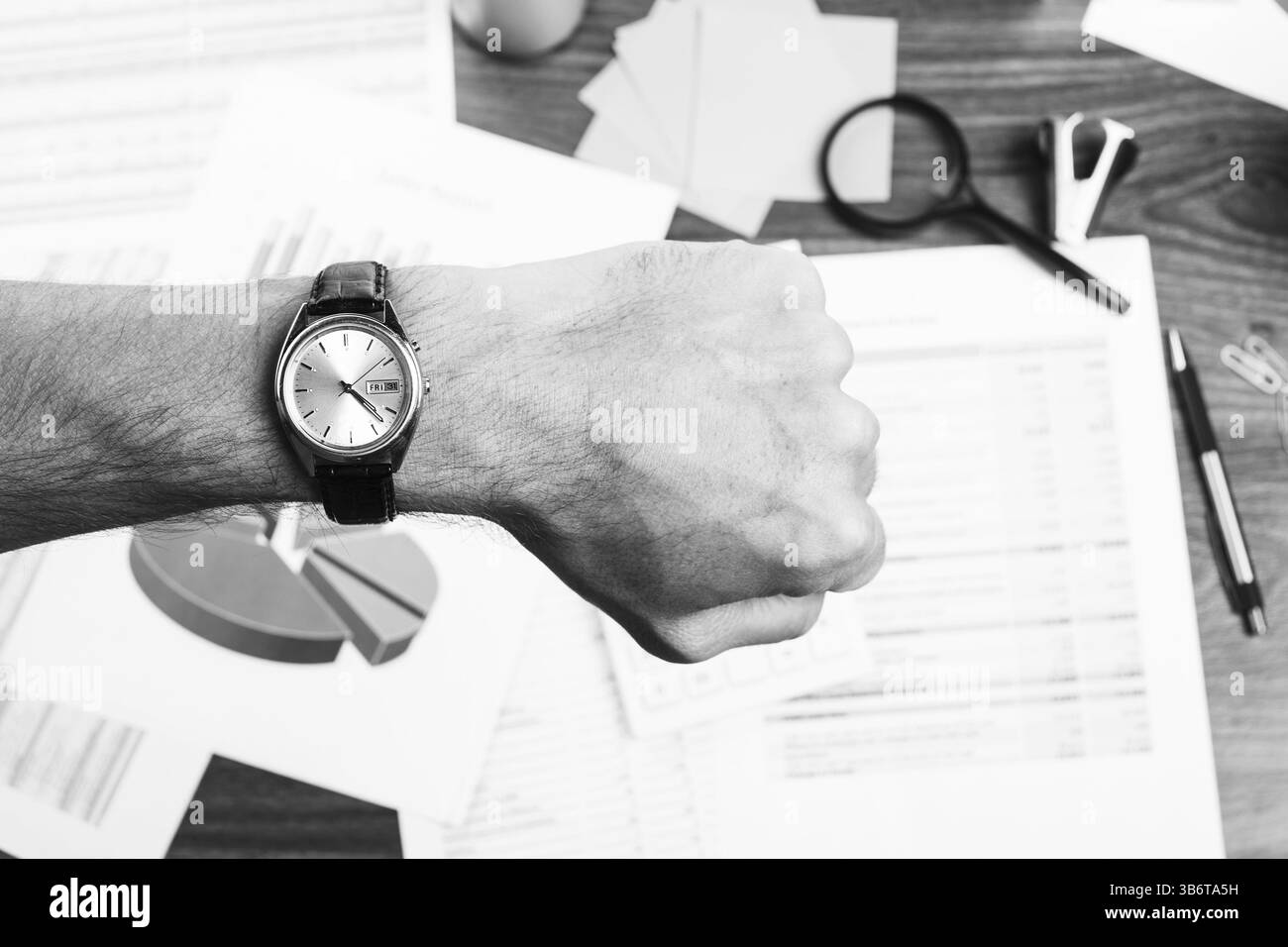Professional deadline Black and White Stock Photos & Images - Alamy