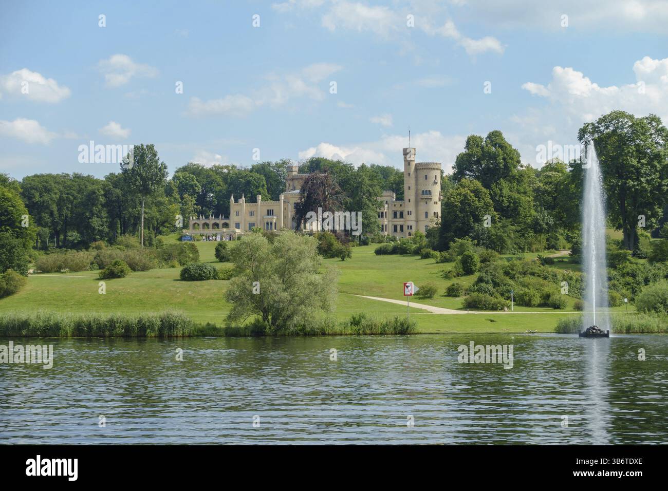 Prussian country estate Schloss Babelsberg outside Berlin, Germany ...