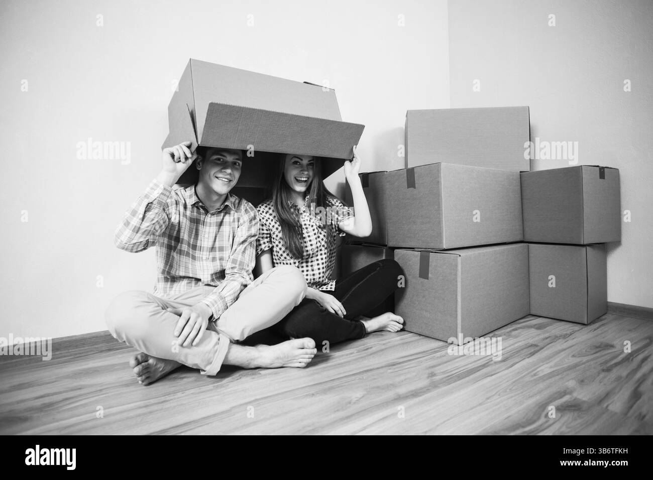 Empty heads Black and White Stock Photos & Images - Alamy