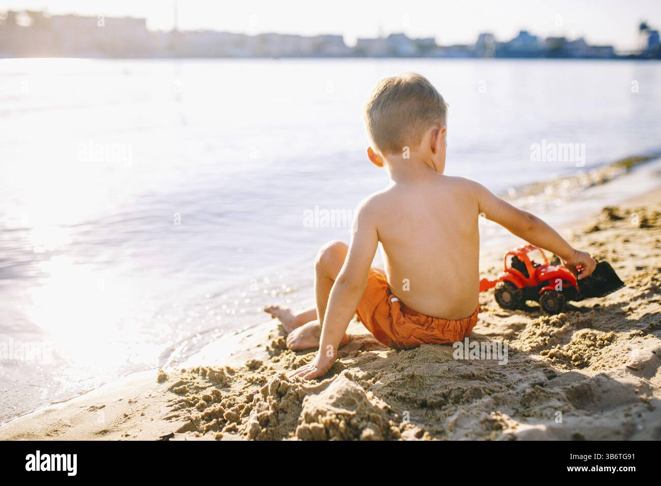 Subject construction and heavy industry. Abstraction child boy playing ...
