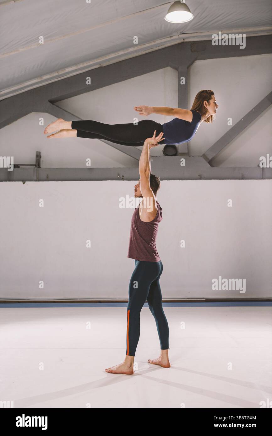 Woman arched back hi-res stock photography and images - Alamy