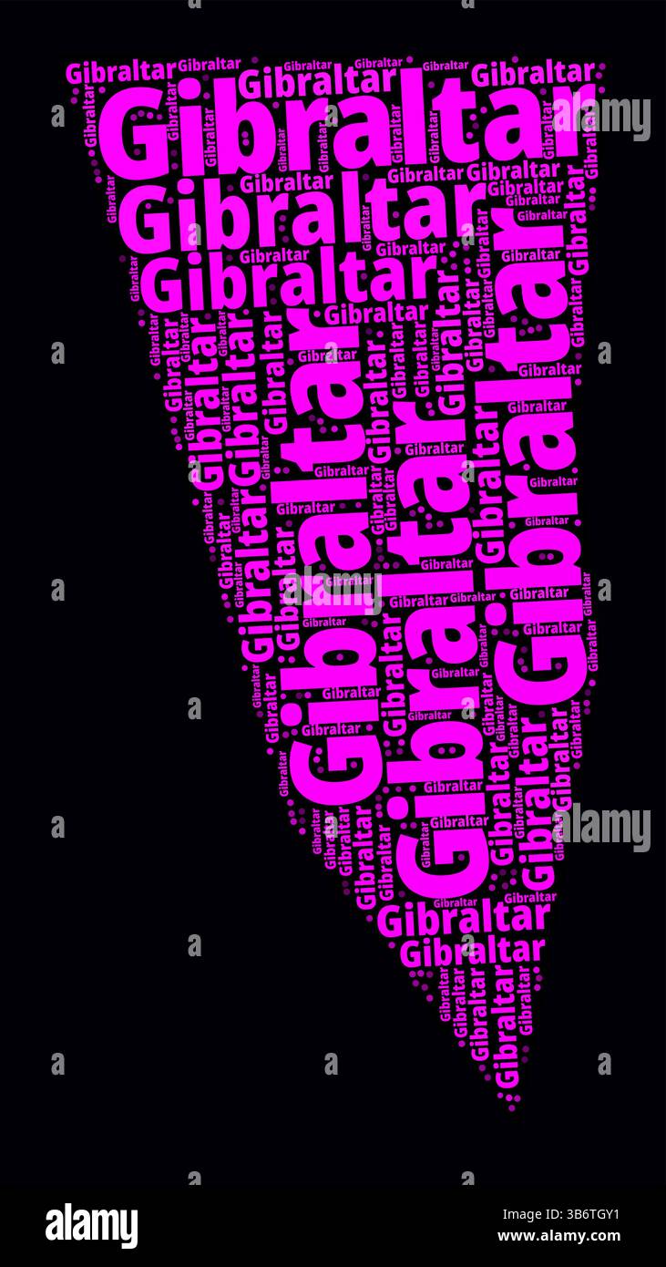 Rock of gibraltar background Stock Vector Images - Alamy