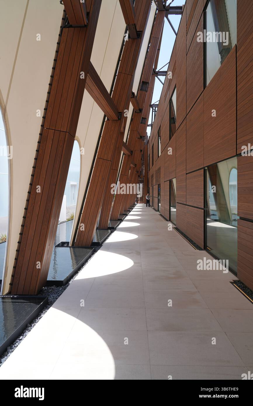 OSAKA, JAPAN -19 APR 2025 - View of the Qatar Pavilion at the World ...