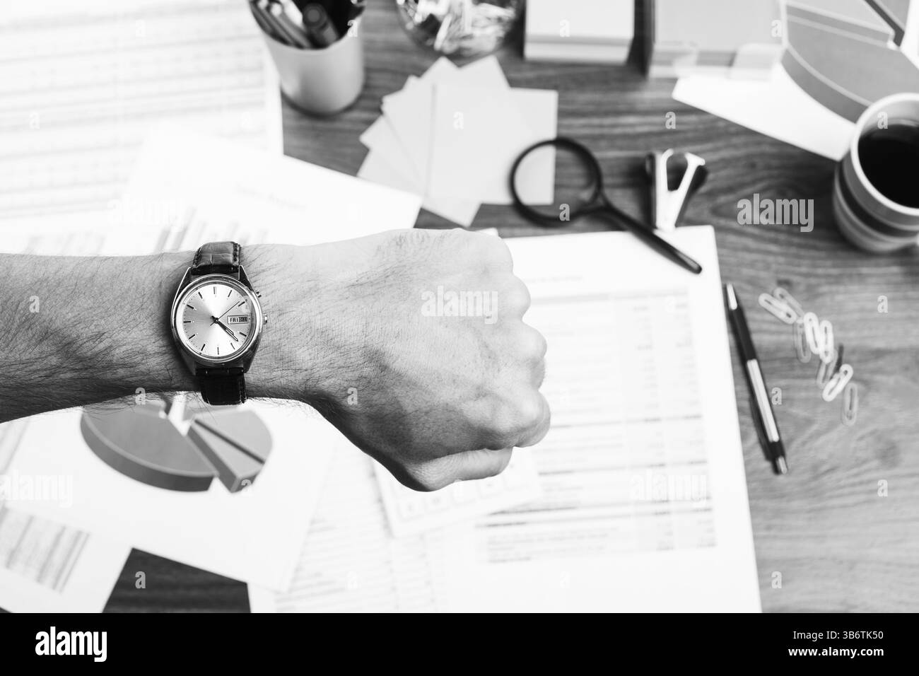 Professional deadline Black and White Stock Photos & Images - Alamy
