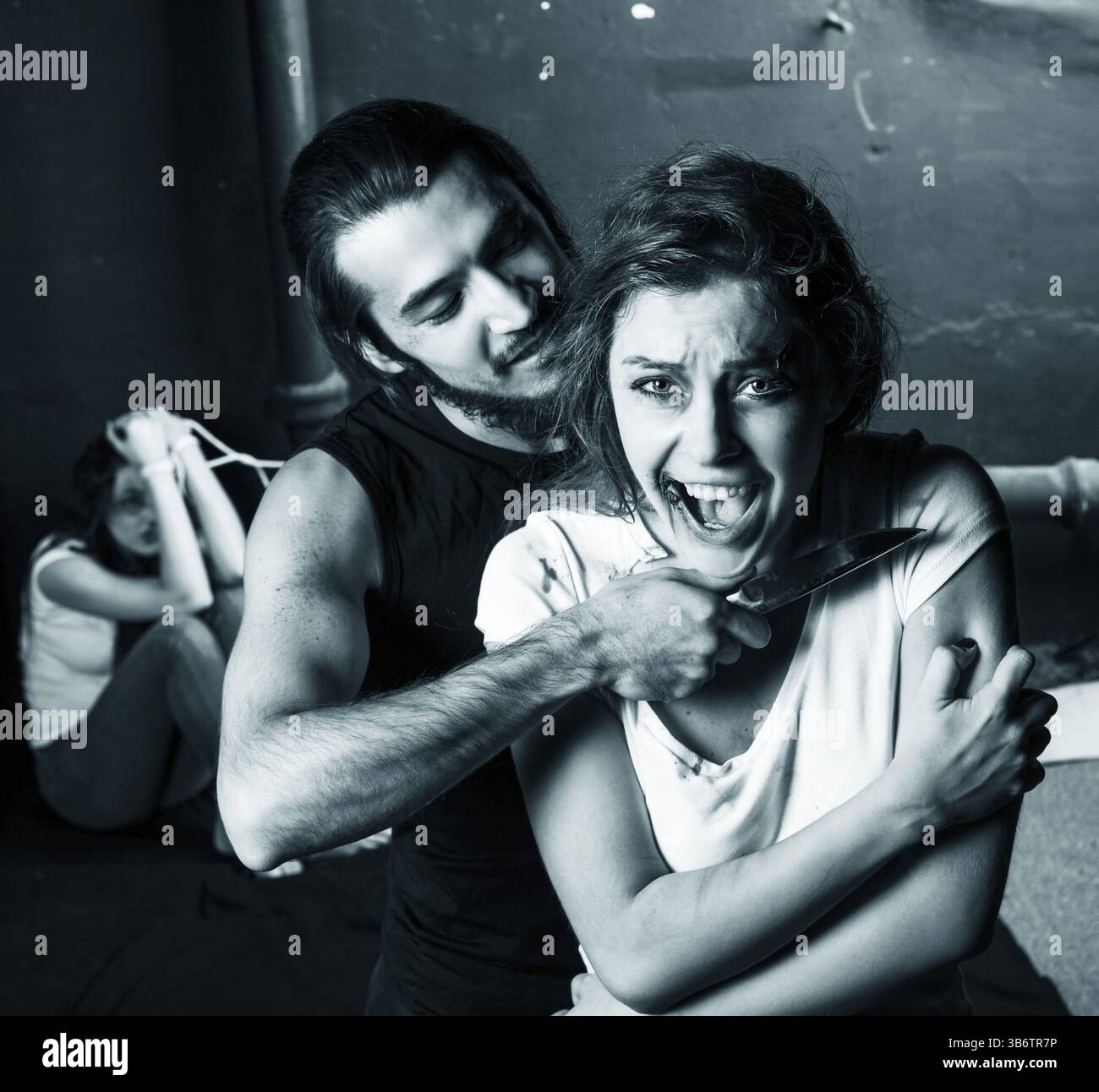 Crime. Two beautiful girls in the Business clothing kidnapped by ...