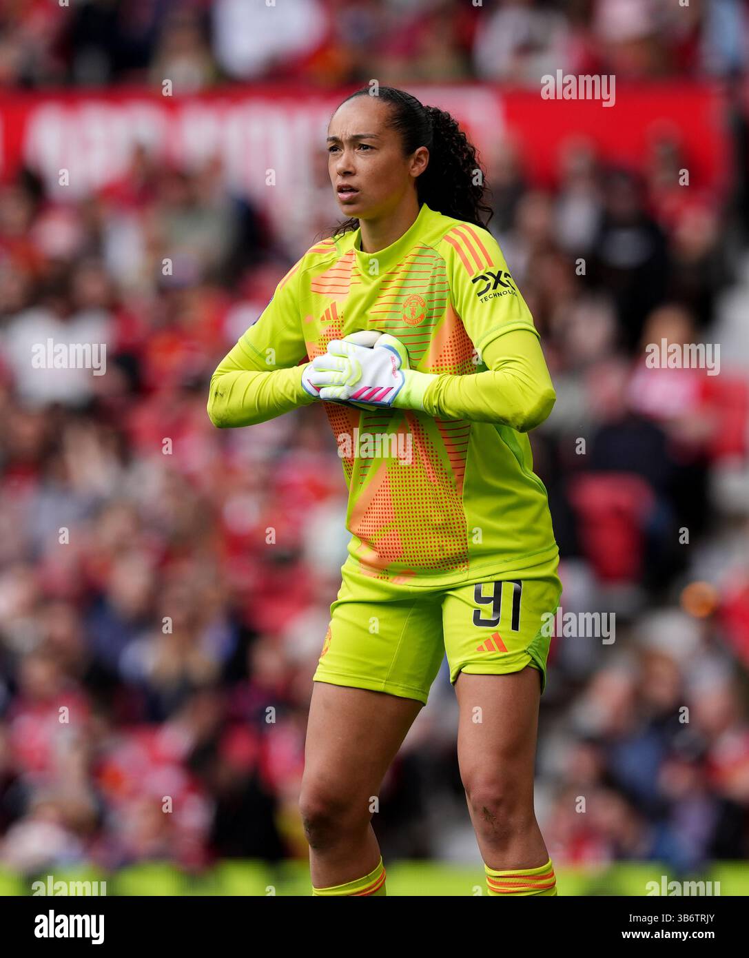 Manchester United goalkeeper Phallon Tullis-Joyce during the Barclays ...