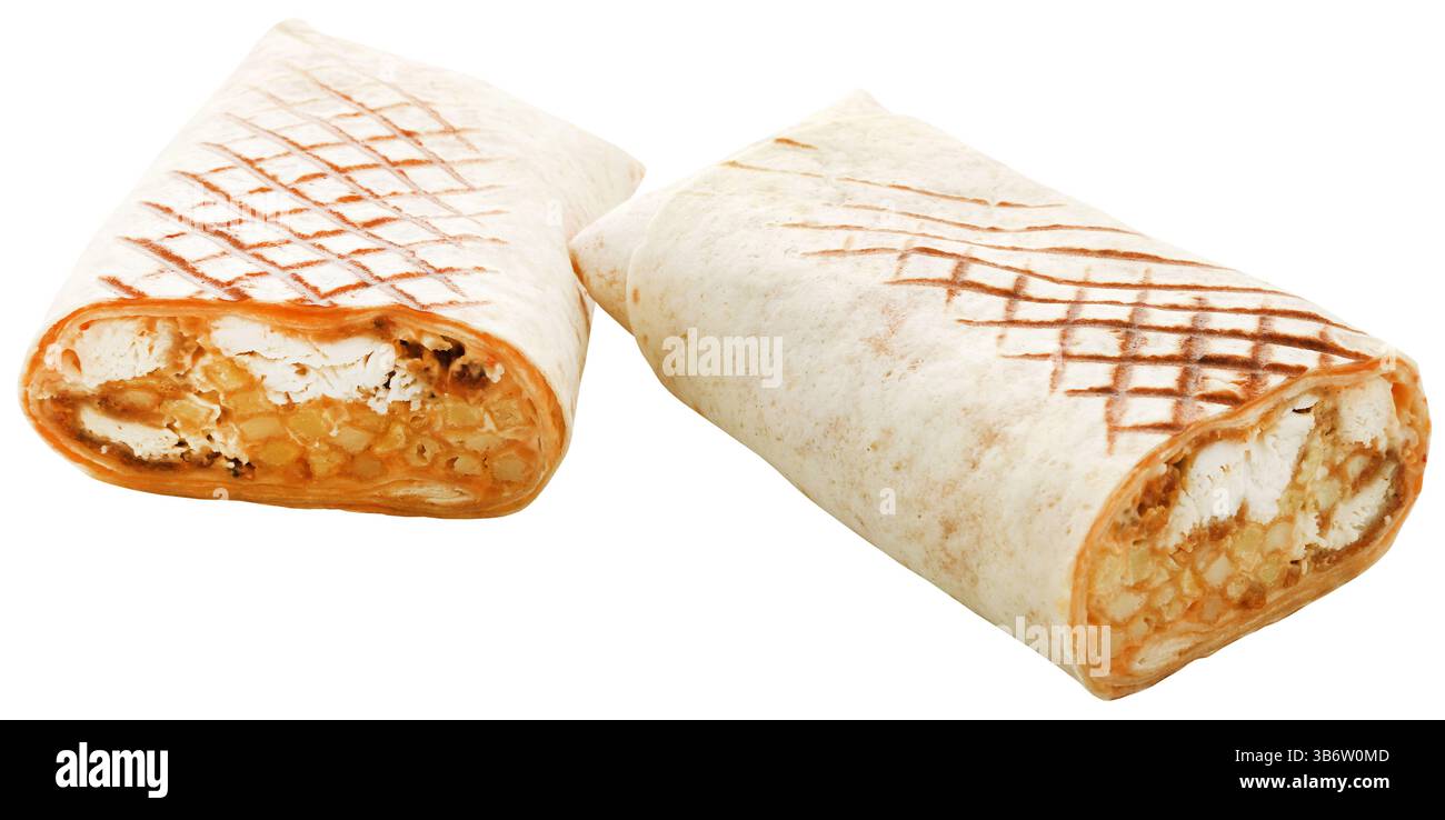 Crispy French Tacos closeup and isolated Stock Photo - Alamy
