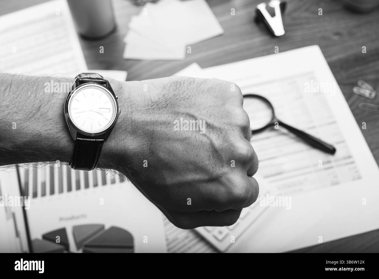 Professional deadline Black and White Stock Photos & Images - Alamy