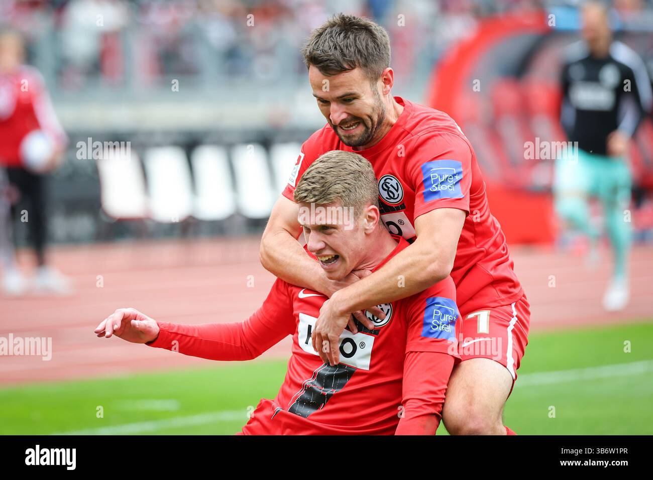 Nuremberg, Germany. 04th May, 2025. Soccer, Men, Bundesliga 2, Matchday ...