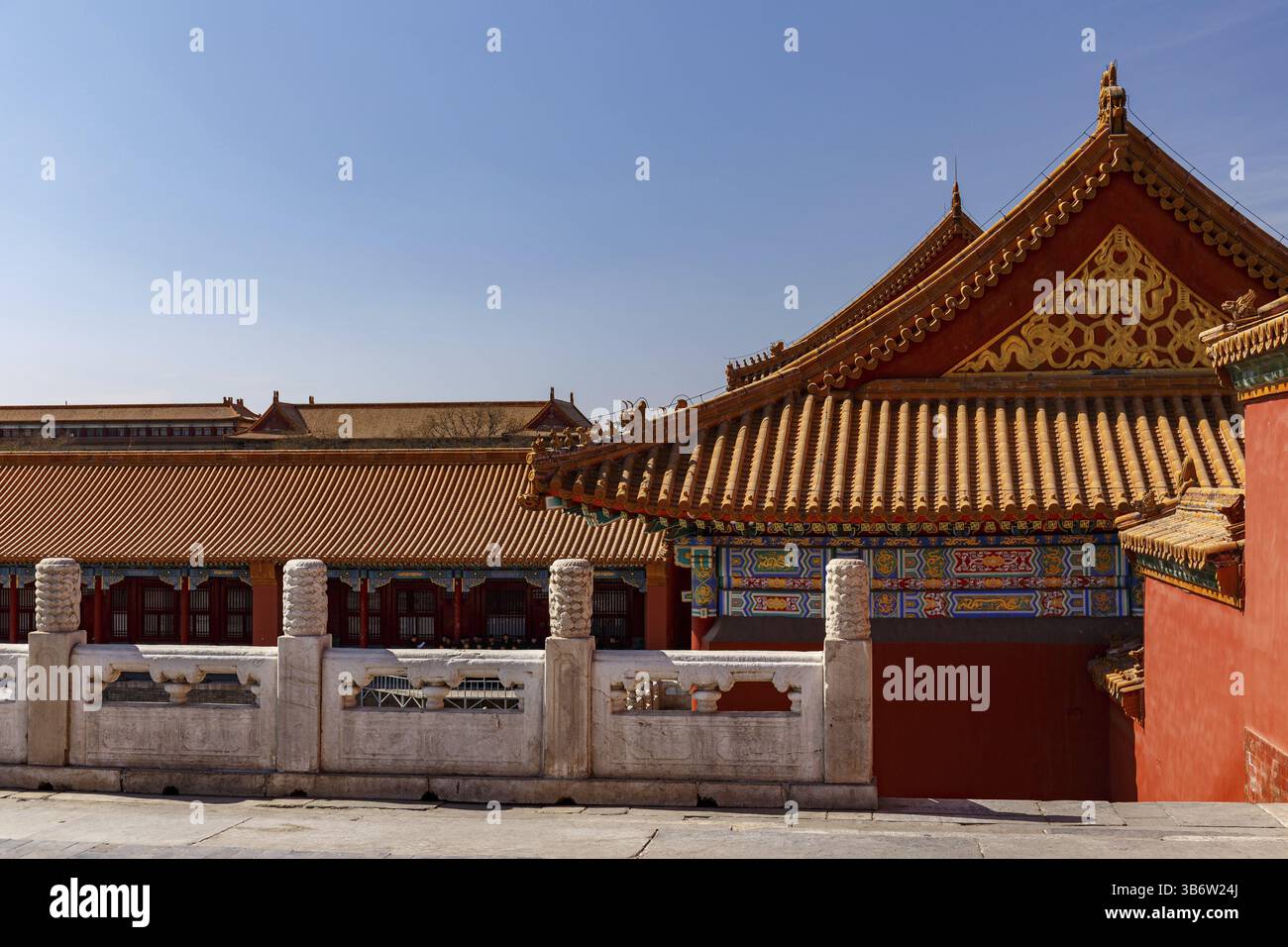 Architectural impressions from the Forbidden City palaces in Beijing ...