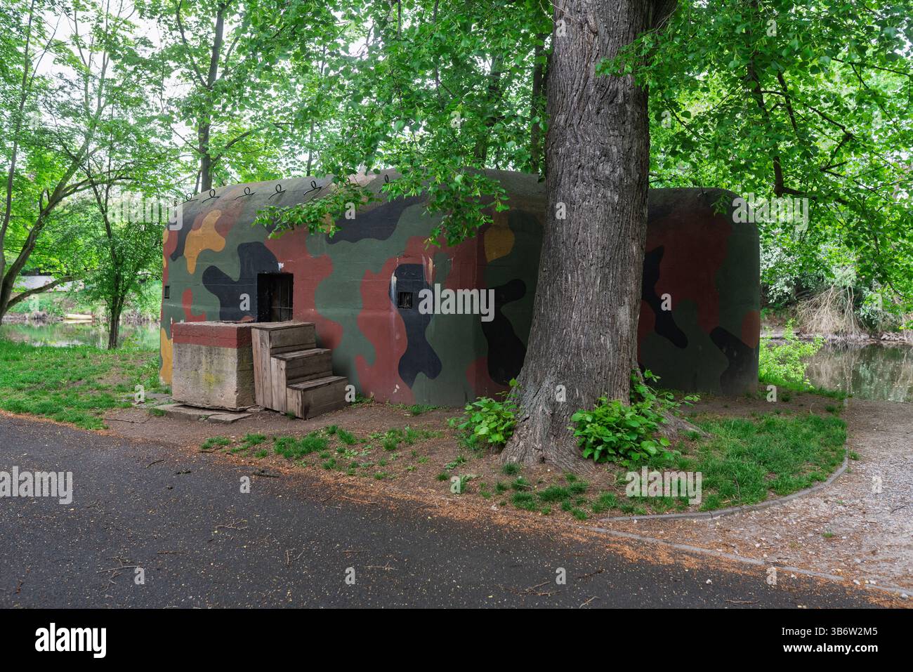 Infantry pillbox C-12/59/A-220Z, part of Czechoslovak pre-WW2 ...