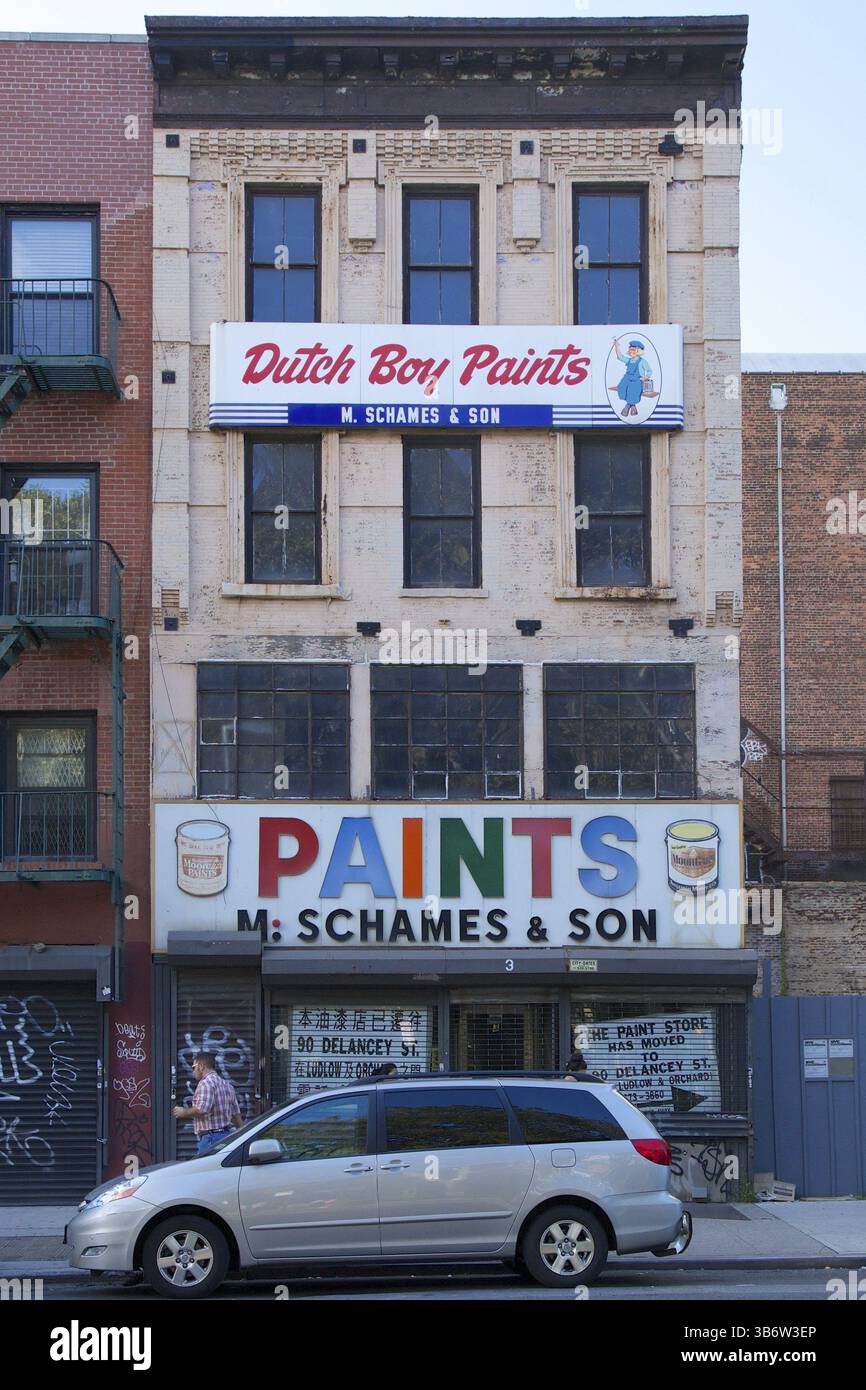 Old storefront for M. Schames & Son, a paint store featuring vintage ...