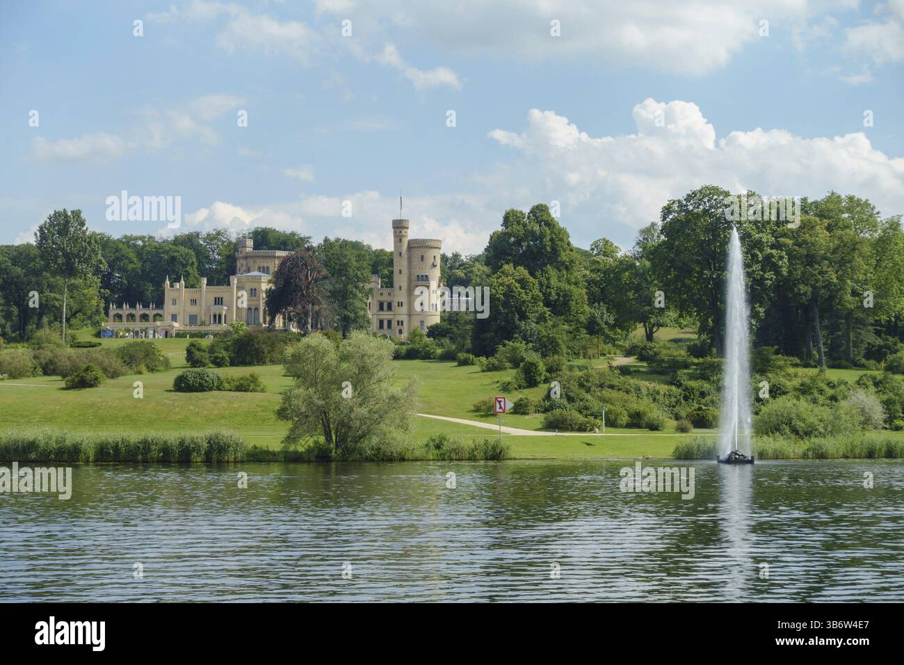 Prussian country estate Schloss Babelsberg outside Berlin, Germany ...