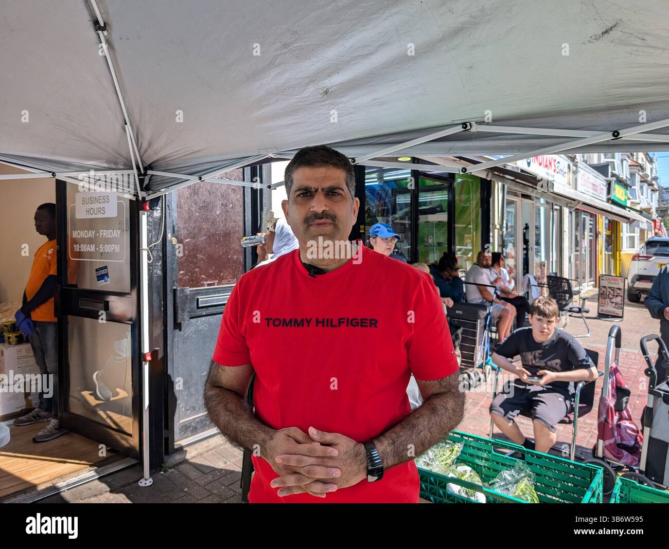 Adil Iqbal Malik at a British Pakistani community event in Newham ...