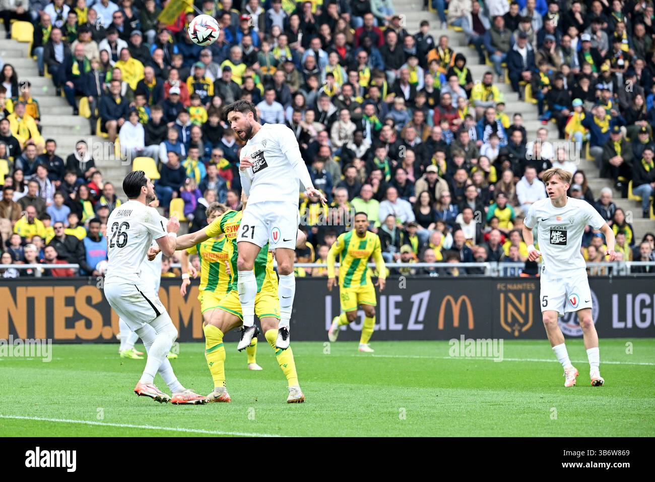 21 Jordan LEFORT (sco) during the Ligue 1 MCDonald's match between ...
