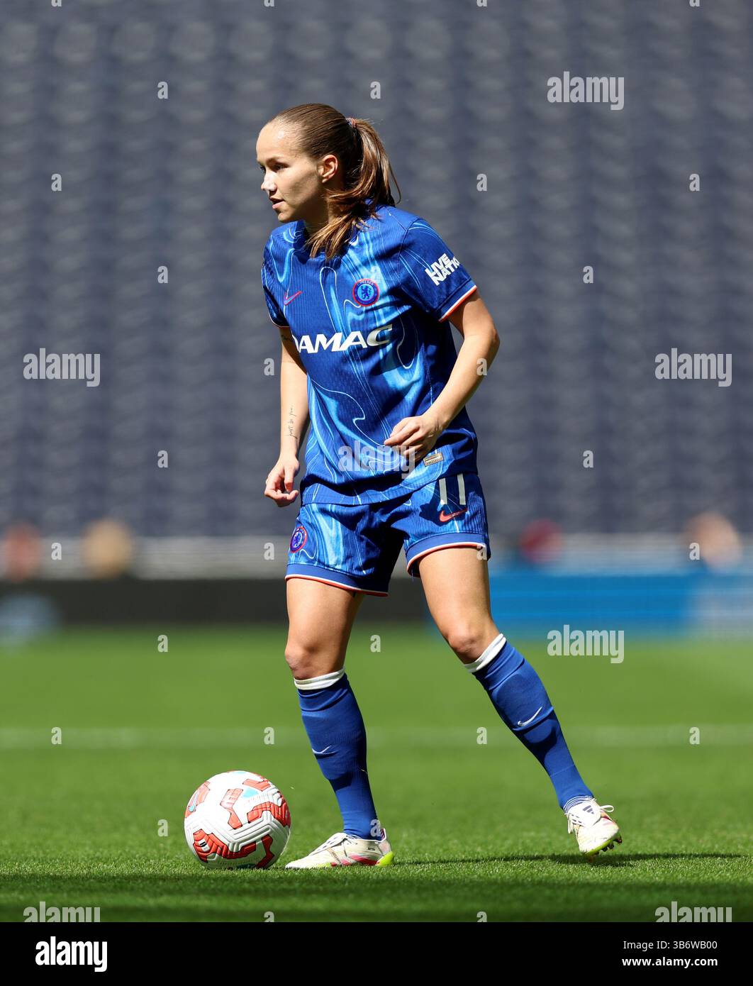 Chelsea's Guro Reiten during the Barclays Women's Super League match at ...