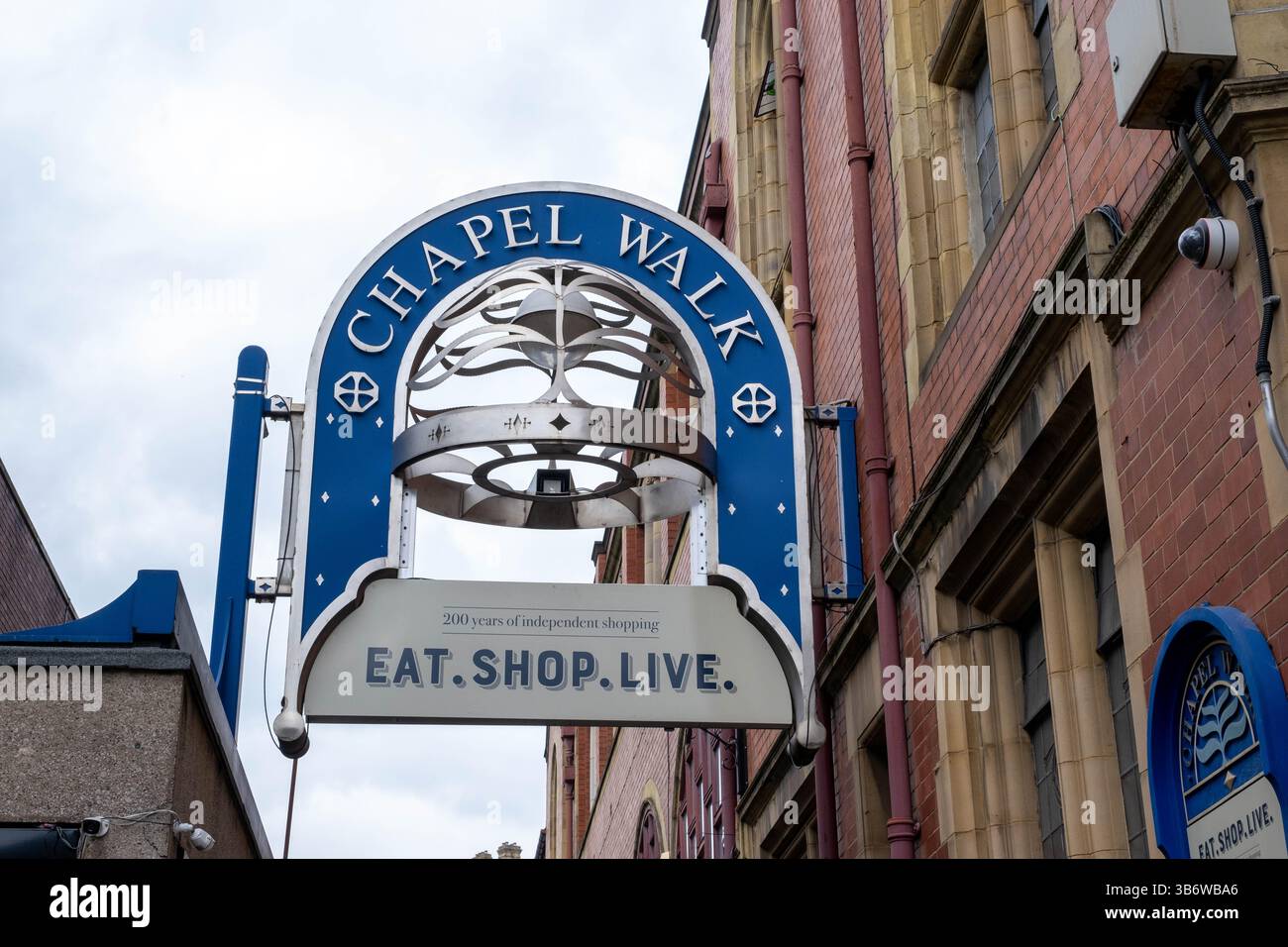 Chapel Walk in Sheffield city Stock Photo - Alamy