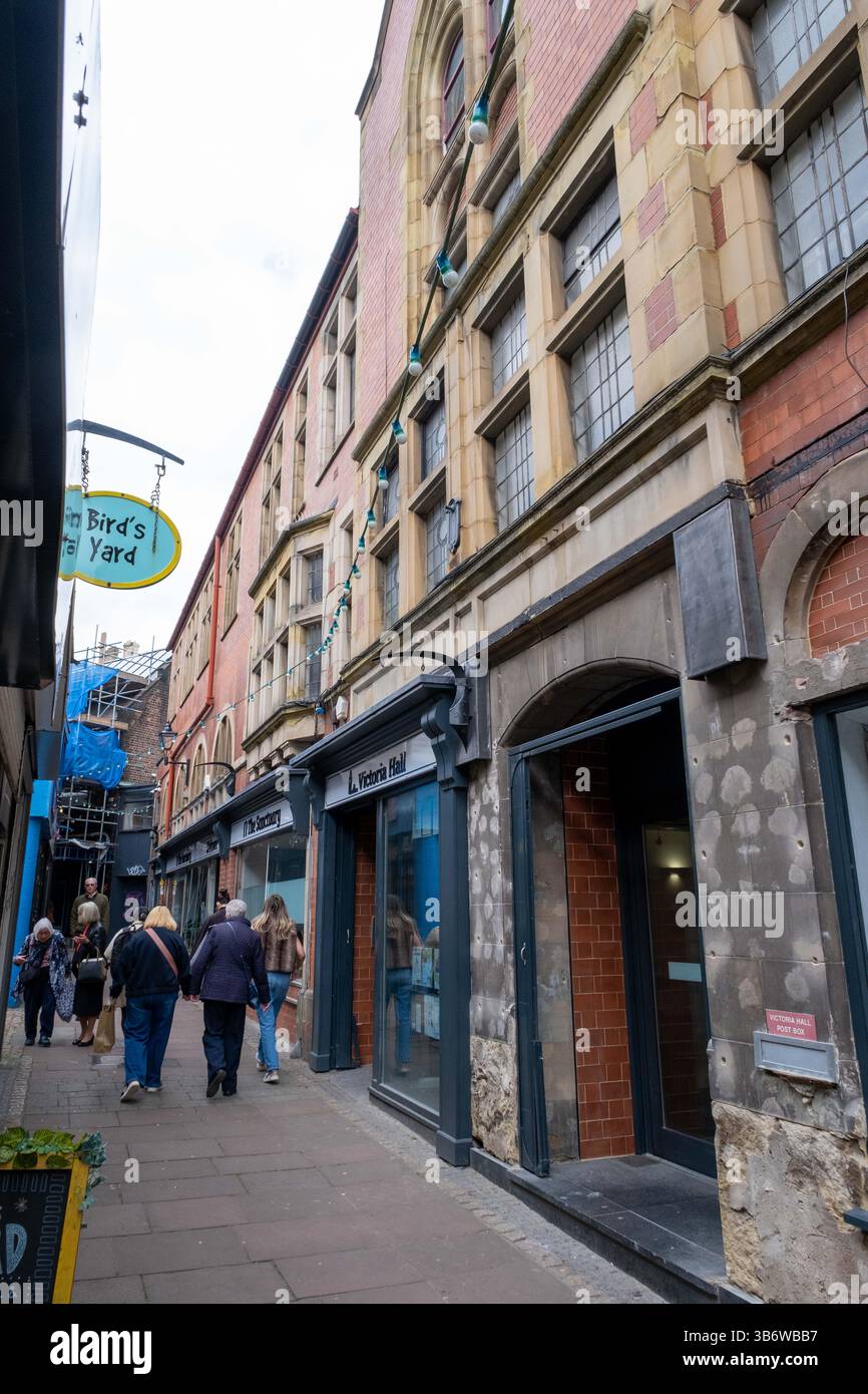 Chapel Walk in Sheffield city Stock Photo - Alamy