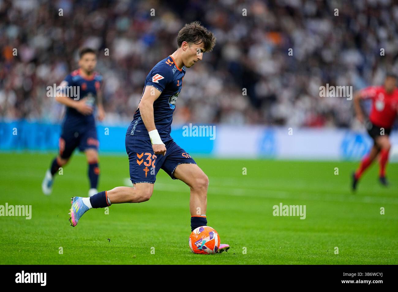 Javi Rodriguez of Celta de Vigo in action during the Spanish League ...
