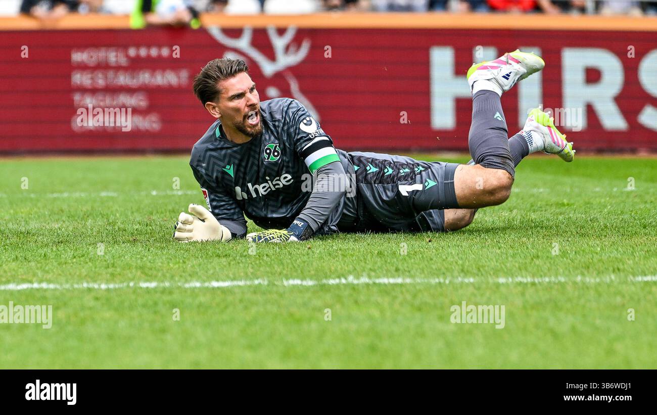 03.05.2025, Donaustadion, Ulm, GER, 2. BL, SSV Ulm 1846 vs Hannover 96 ...
