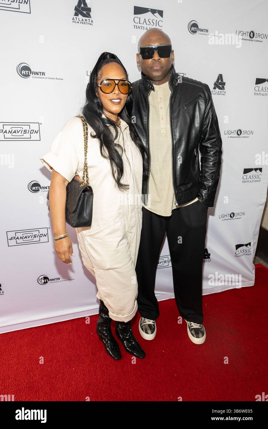 Keisha Epps and Omar Epps attend the Atlanta Film Festival Screening of ...