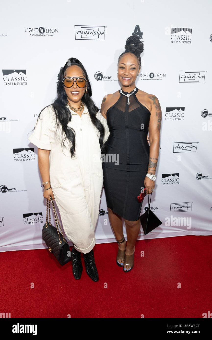 Keisha Epps and Kesha Ward attend the Atlanta Film Festival Screening ...