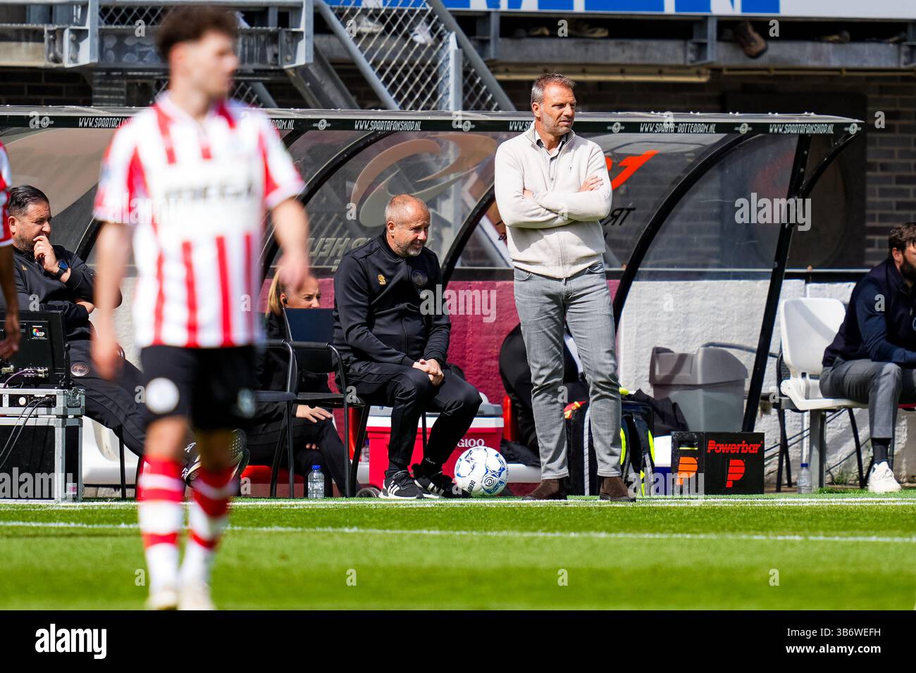 Rotterdam - Sparta Rotterdam coach Maurice Steijn during the thirty ...