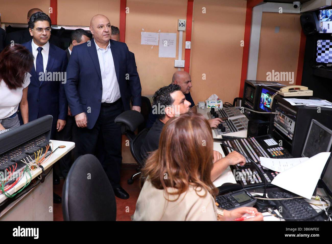 Lebanese President Joseph Aoun monitors the progress of municipal and ...