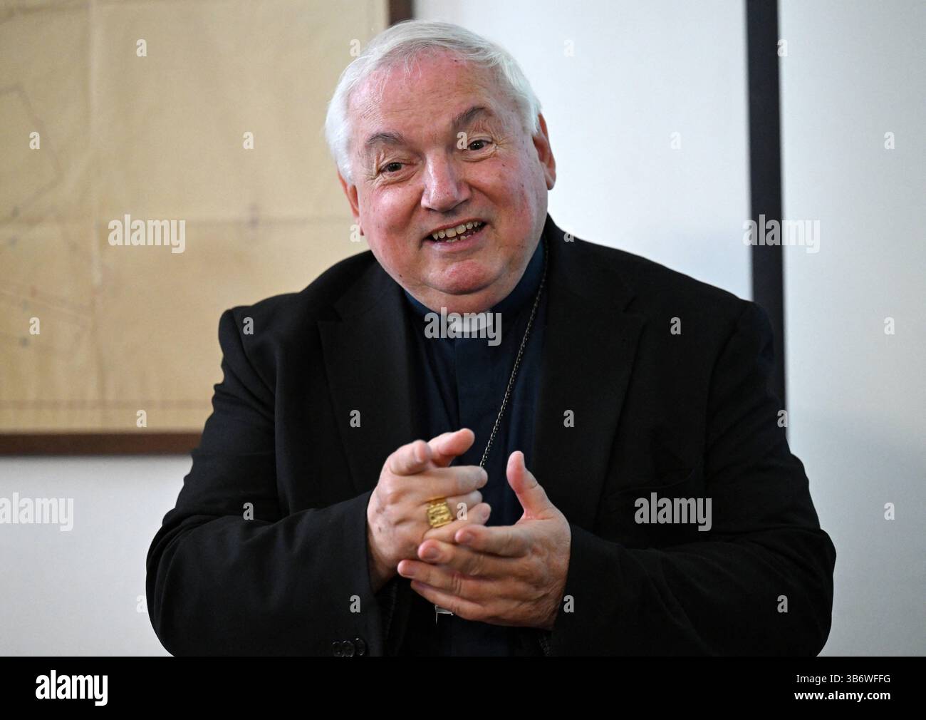 French Cardinal ‘papabile’ Jean-Marc Aveline meets with children after ...