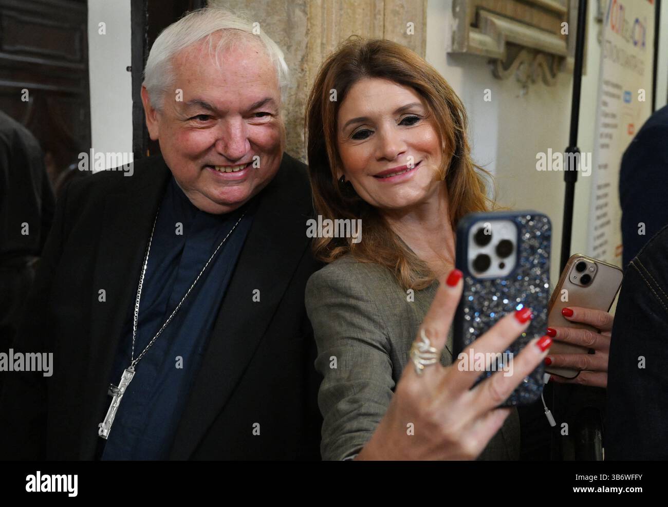 French Cardinal ‘papabile’ Jean-Marc Aveline celebrates a mass at Santa ...