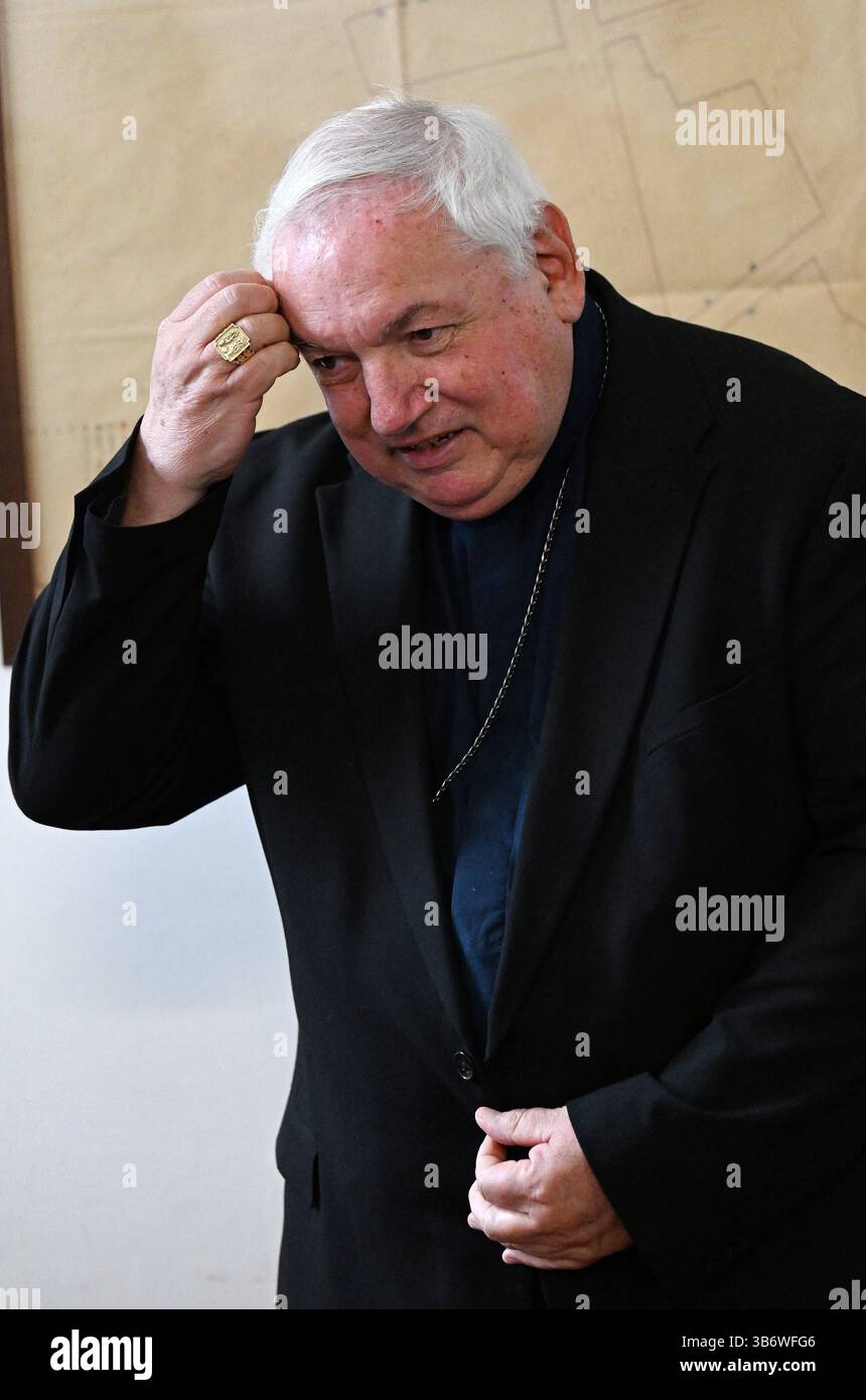French Cardinal ‘papabile’ Jean-Marc Aveline meets with children after ...