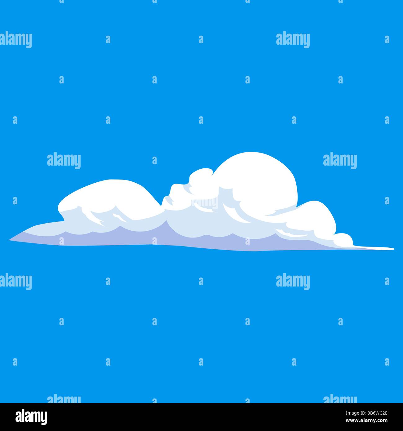 Blue cloud in cumulus Stock Vector Images - Alamy