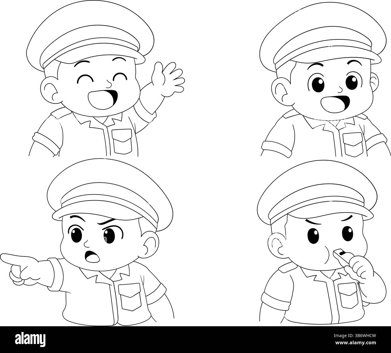 Children dressed in military uniforms Cut Out Stock Images & Pictures ...