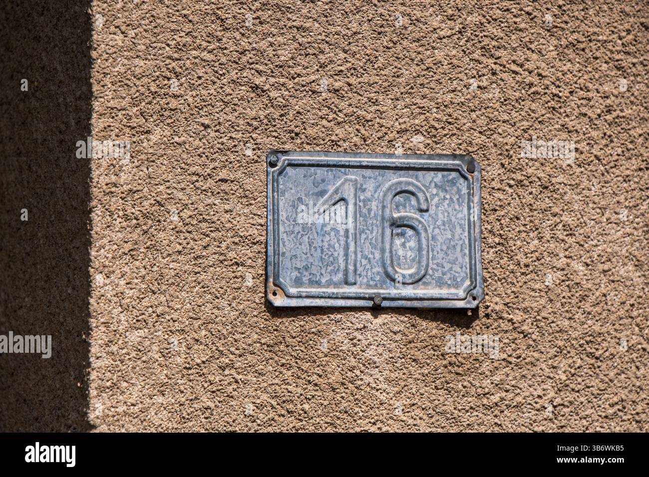 Weathered Detail: Metal Plate 16 Stock Photo - Alamy