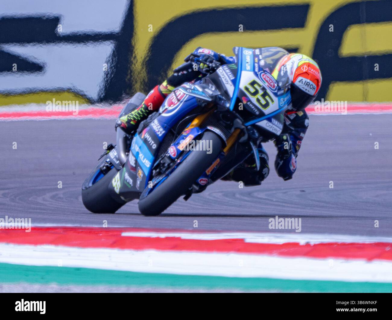 55 - Andrea Locatelli - Pata Maxus Yamaha during Race 2 FIM Superbike ...
