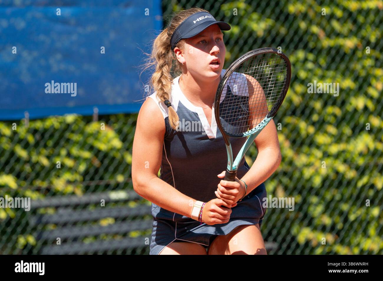 OEGSTGEEST, NETHERLANDS - APRIL 30: Isis van den Broek during the ITF ...