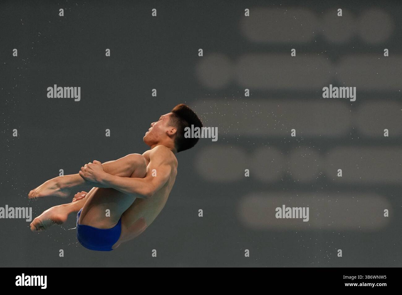Beijing, China. 4th May, 2025. Cheng Zilong of China competes during ...