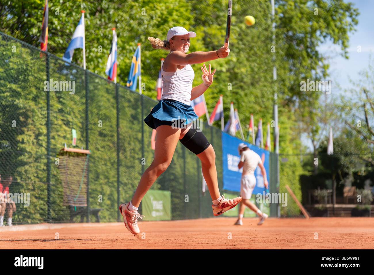 OEGSTGEEST, NETHERLANDS - APRIL 30: Britt du Pree during the ITF ...
