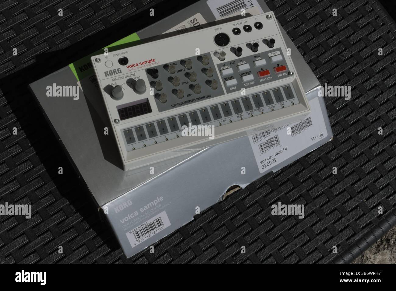 Rome, italy 4 may 2025: korg volca sample digital sample sequencer ...