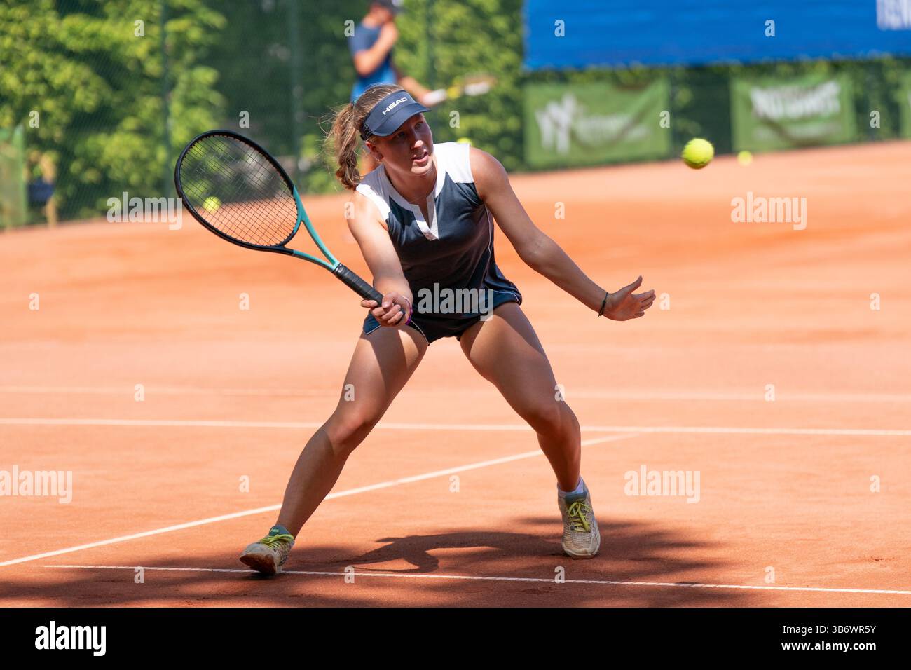 OEGSTGEEST, NETHERLANDS - APRIL 30: Isis van den Broek during the ITF ...